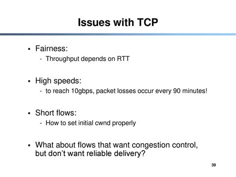Cs 268 Lecture 5 Tcp Congestion Control Ppt Download