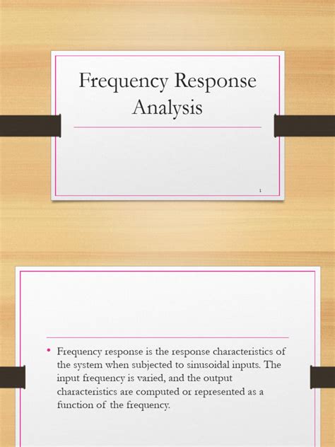 Lec 33 34 Frequency Response Pdf