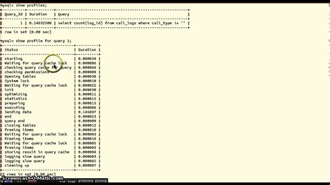 Introduction To Mysql Profiler Youtube