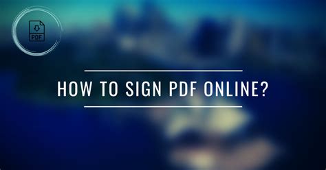 How To Sign Pdf Online How To Digitally Sign A Pdf Esign Pdf By Oksana Pochapska