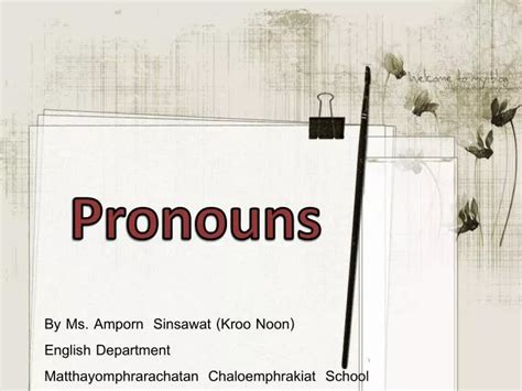 PPT Pronouns PowerPoint Presentation Free Download ID 2591854