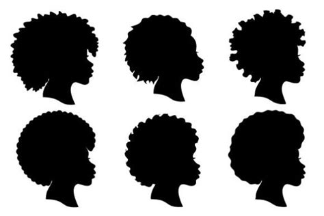 Afro Girl Svg Afro Woman Svg Bundle Graphic By Creative Art · Creative