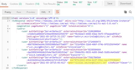 Tableaus Rest Api Using Postman The Basics