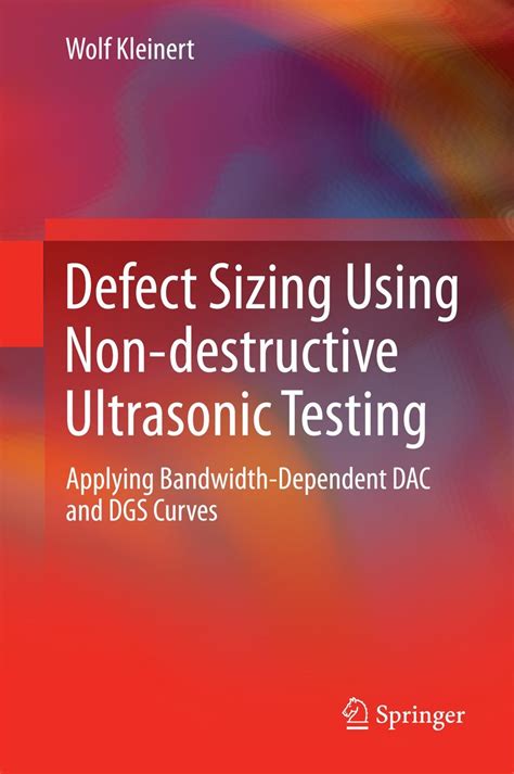 Defect Sizing Using Non Destructive Ultrasonic Testing Applying Bandwidth Dependent Desertcart