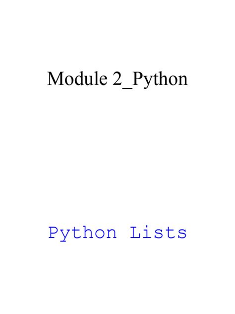 Tpj Python Module 2 New Pdf Parameter Computer Programming