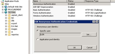 solved iis site was working until a few days ago 401 unauthorized access is denied due to