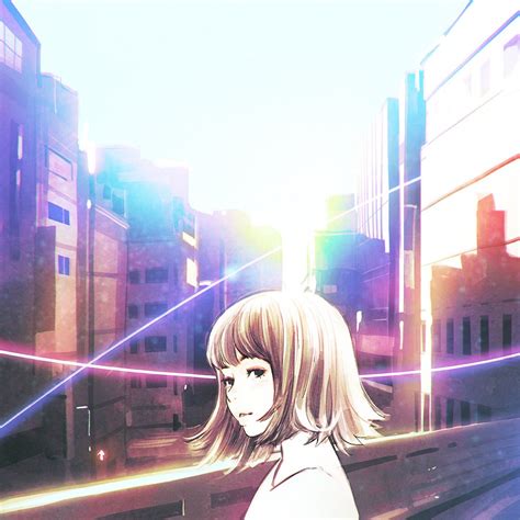 Фото Девушка стоит на фоне города By Kuvshinov Ilya