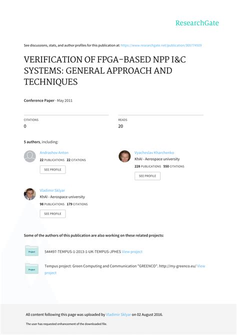 Pdf Icone19 43169 Verification Of Fpga Based Npp Iandc Systems