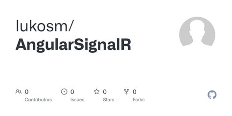 GitHub Lukosm AngularSignalR