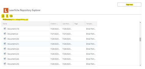 view laserfiche repository from sharepoint laserfiche sharepoint