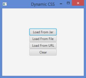 How To Use External Css Files In A Javafx Application