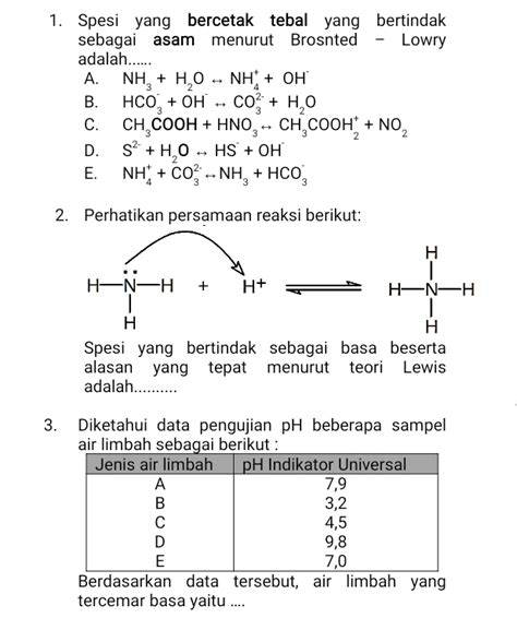 1 Spesi Yang Bercetak Tebal Yang Bertindak StudyX