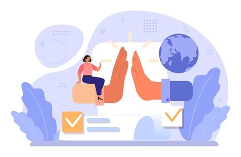 기업의 사회적 책임 Csr 비즈니스 책임 프리미엄 벡터