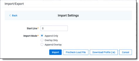 Document Load File Import