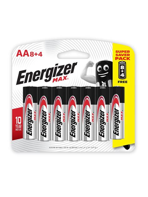 Energizer Max Aa Pack Free Enertec Batteries