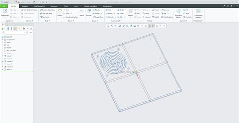 Issue With Mirroring A Feature In Creo Original F Ptc Community