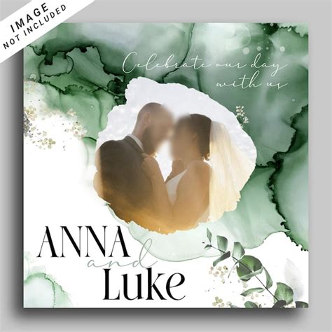 Premium Psd Psd Wedding Template Design