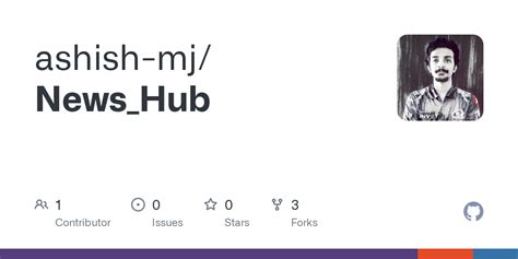 GitHub Ashish Mj News Hub