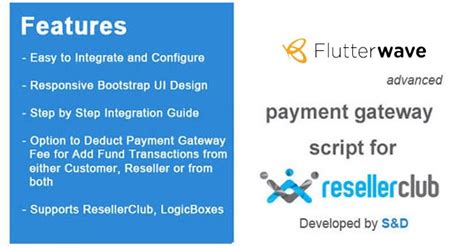 How To Integrate Flutterwave Payment Gateway With Resellerclub
