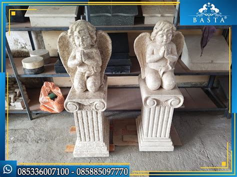 Patung Malaikat Marmer Dengan Model Terbaik Dipahat Langsung Oleh