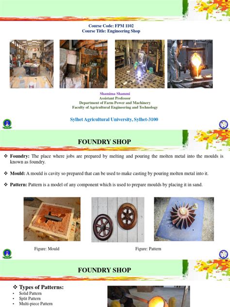 Foundry Shop Pdf Foundry Industrial Processes