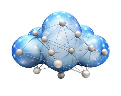 Cloud Based Ecosystem With Connected Elements 56171184 Png