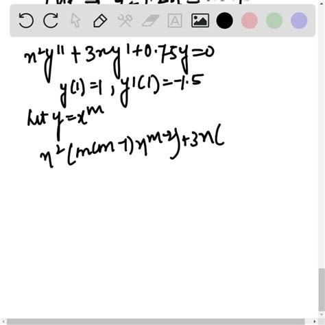 SOLVED Find An ODE 1 For Which The Given Functions Are Solutions Show Linear Independence A