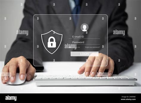 Protection Personal Data Against Hackers Security Internet Access Of