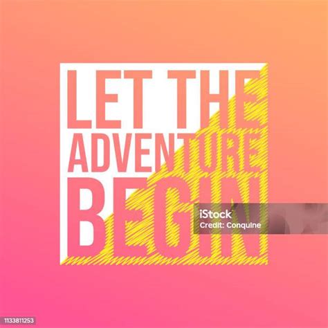 모험을 시작 하자 현대 배경 벡터와 생활 견적 감정에 대한 스톡 벡터 아트 및 기타 이미지 감정 긍정적인 감정 표현 낱말