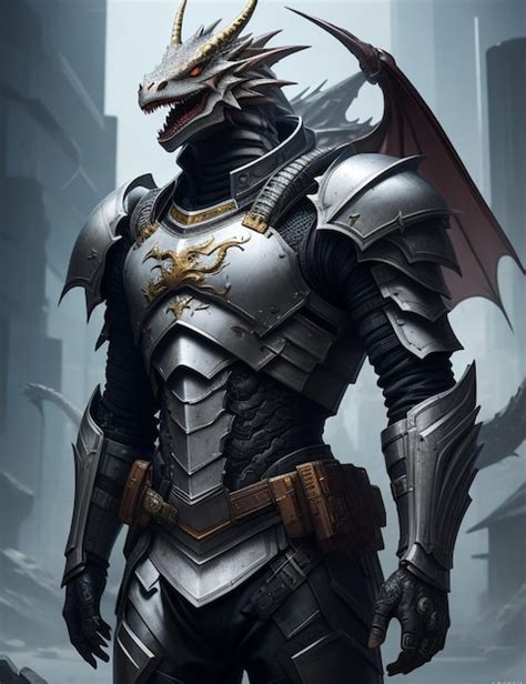 Dragon Warrior Wallpaper Premium Ai Generated Image