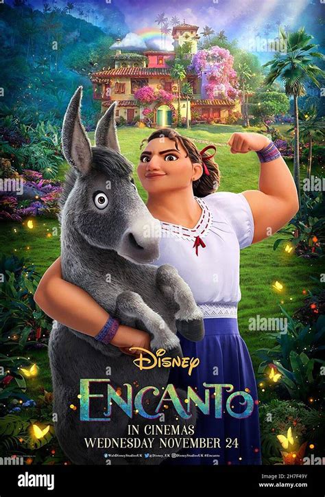 Encanto British Character Poster Luisa Madrigal Voice Jessica Darrow 2021 © Walt Disney