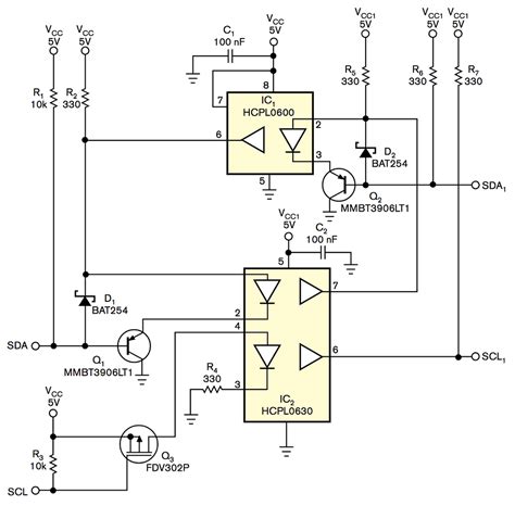 I2c Interface Has Galvanic Isolation Wired Or Capability Improved