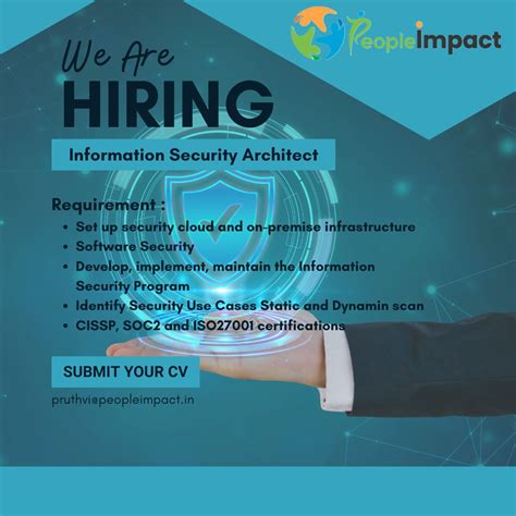 Pruthvi K On Linkedin Hiring Informationsecurity Securityarchitect Hiringnow Productbase