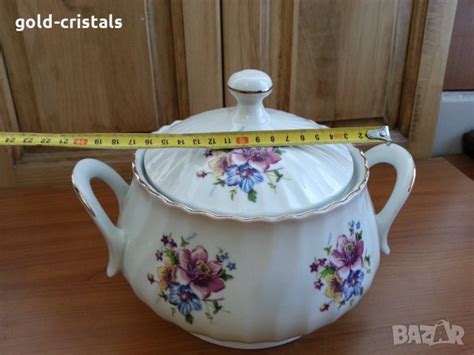 Стар български порцелан сервиз за хранене чинии в Антикварни и старинни предмети в гр Стара