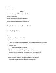 HW CSE Docx CSE Lastname Sahni HW Import Static Org Junit Assert