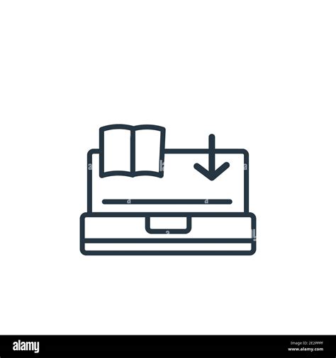 data funnelling outline vector icon thin line black data funnelling icon flat vector simple