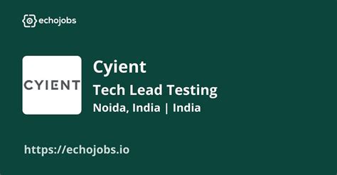 Cyient Is Hiring Tech Lead Testing Noida India India Python C Git Html Api Aws Kubernetes