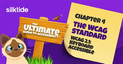 Wcag 2 1 Keyboard Accessible Silktide