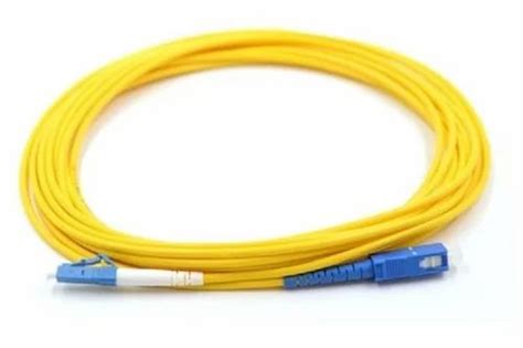 OFC SC TO LC SM Duplex Fiber Patch Cord Lszh Yellow At 245 Piece In Bengaluru