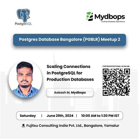 join us for postgres database bangalore meetup kabilesh p r posted on the topic linkedin
