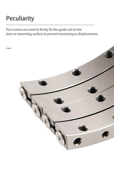 Manufacturer Brand Customized Curved Linear Guide Arc Rail Circle Carriage Circular Slider With