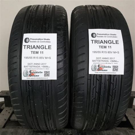 195/55 R15 85V M+S Triangle TEM 11 – 60% +5mm – Gomme Estive ...