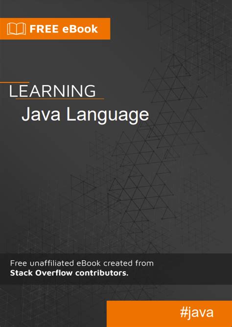 Learning Java Language Free Ebooks Of It Booksofall