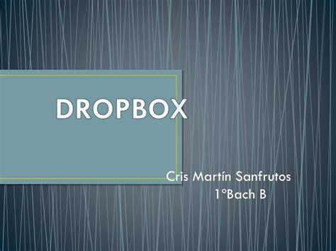 PPT DROPBOX PowerPoint Presentation Free Download ID 5374884