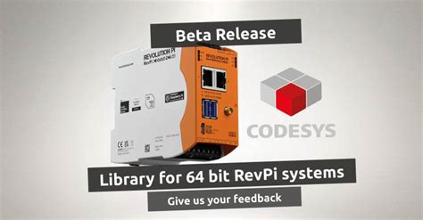 Revolution Pi On Linkedin Codesys Library For 64 Bit Beta