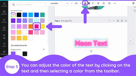 How To Create A Neon Text Effect Blogging Guide