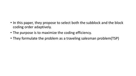 Adaptive Block Coding Order For Intra Prediction In Hevc Ppt Download