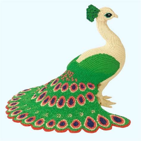 Mega Prächtiger Pfau Bausteine Bausatzweltde