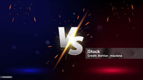 대 화면 디자인 배너 경쟁 대 게임 매치 무술 대 스포츠 전투 편집하기 쉽습니다 벡터 일러스트 레이 션 벡터에 대한 스톡 벡터 아트 및 기타 이미지 Istock