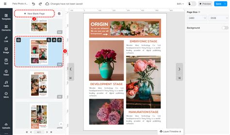 add new blank pages fliphtml5